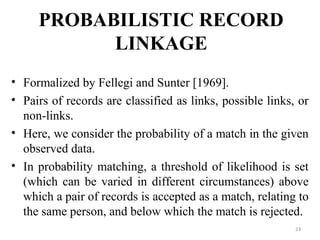Prescription Event Monitoring & Record Linkage Systems | PPT