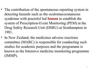 Prescription Event Monitoring & Record Linkage Systems | PPT