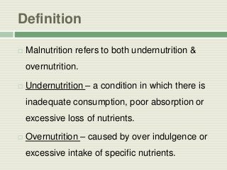 Protein Energy Malnutrition | PPTX