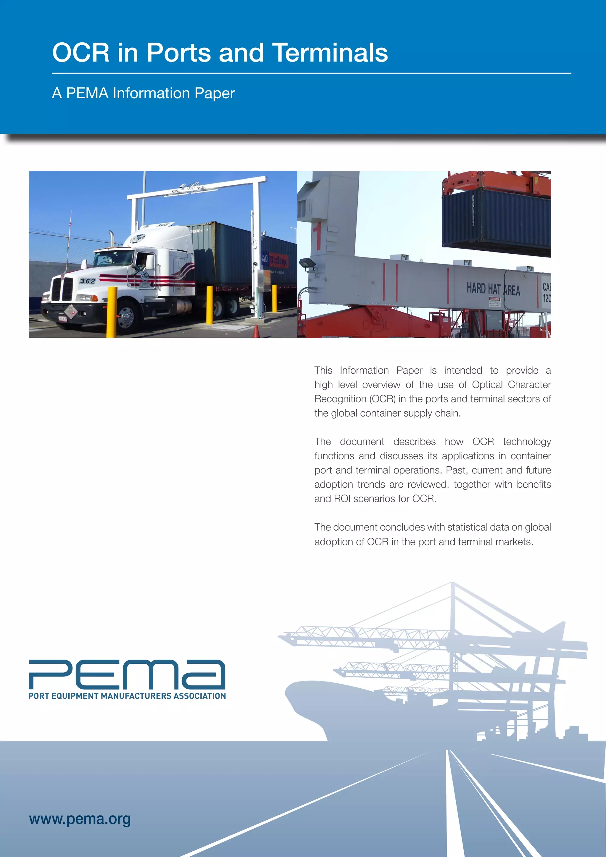 PEMA | OCR In Ports and Terminals | PDF