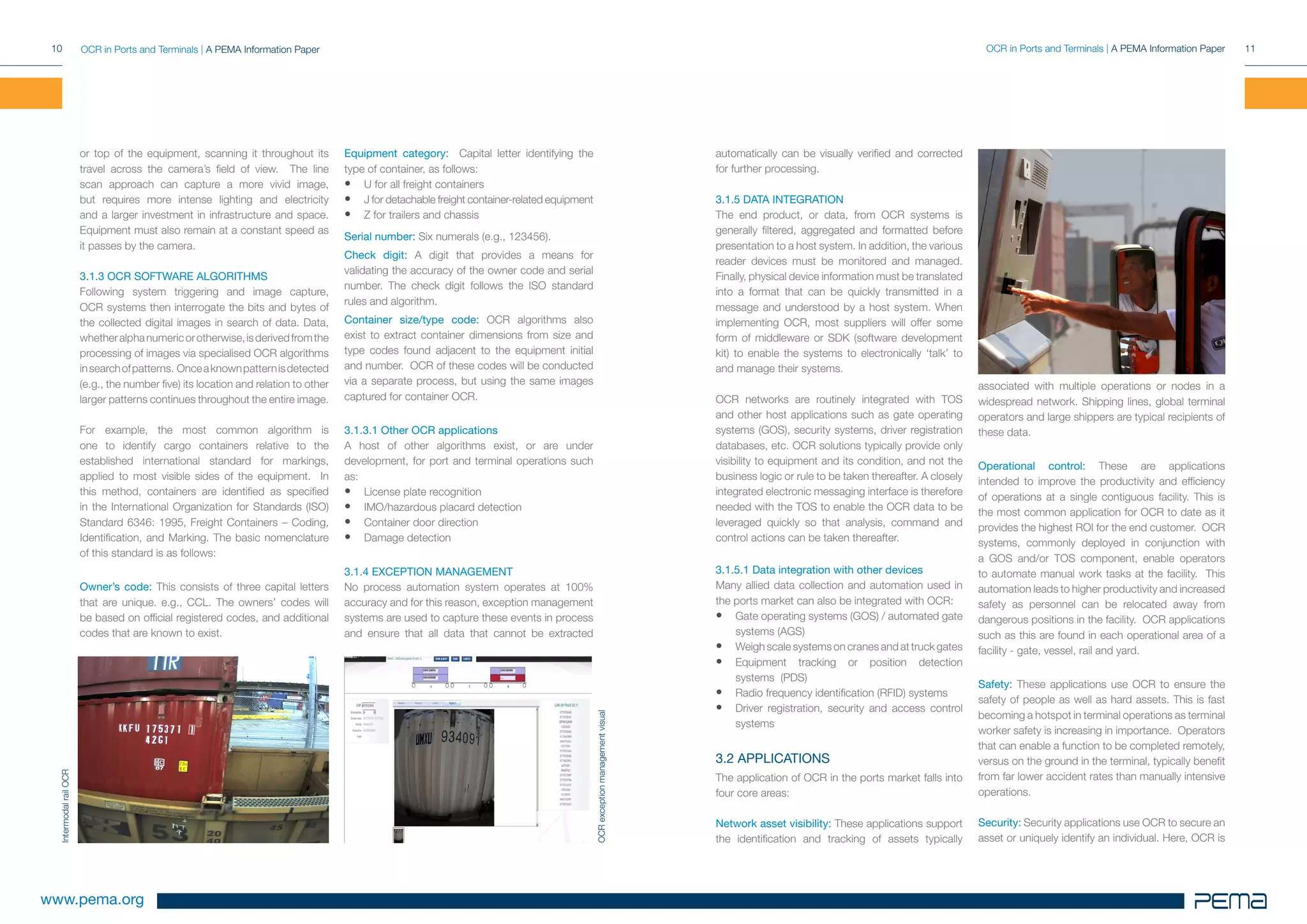 PEMA | OCR In Ports and Terminals | PDF