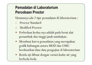 Pemadatan tanah | PDF