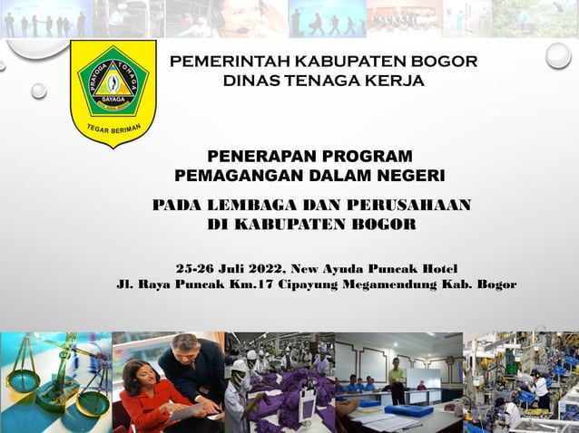 pemagangan dalam negeri disnaker kabupaten bogor | PDF