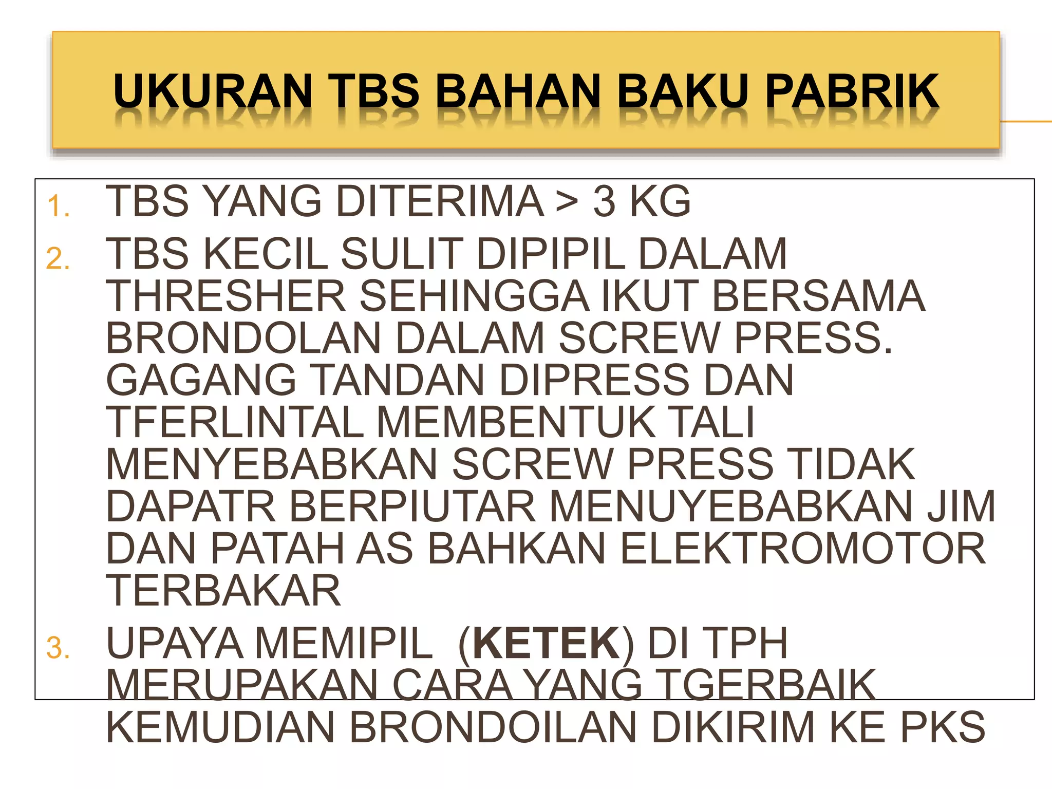 Pemahaman dasar dan mekanisme harga tbs kaltara | PPTX