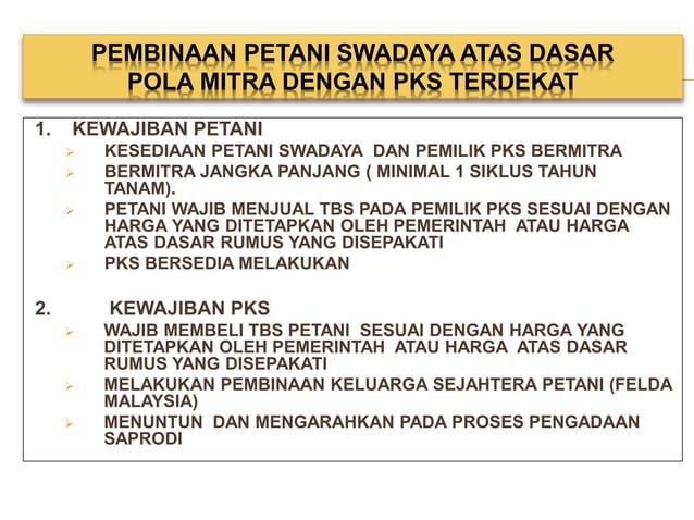 Pemahaman dasar dan mekanisme harga tbs kaltara | PPTX