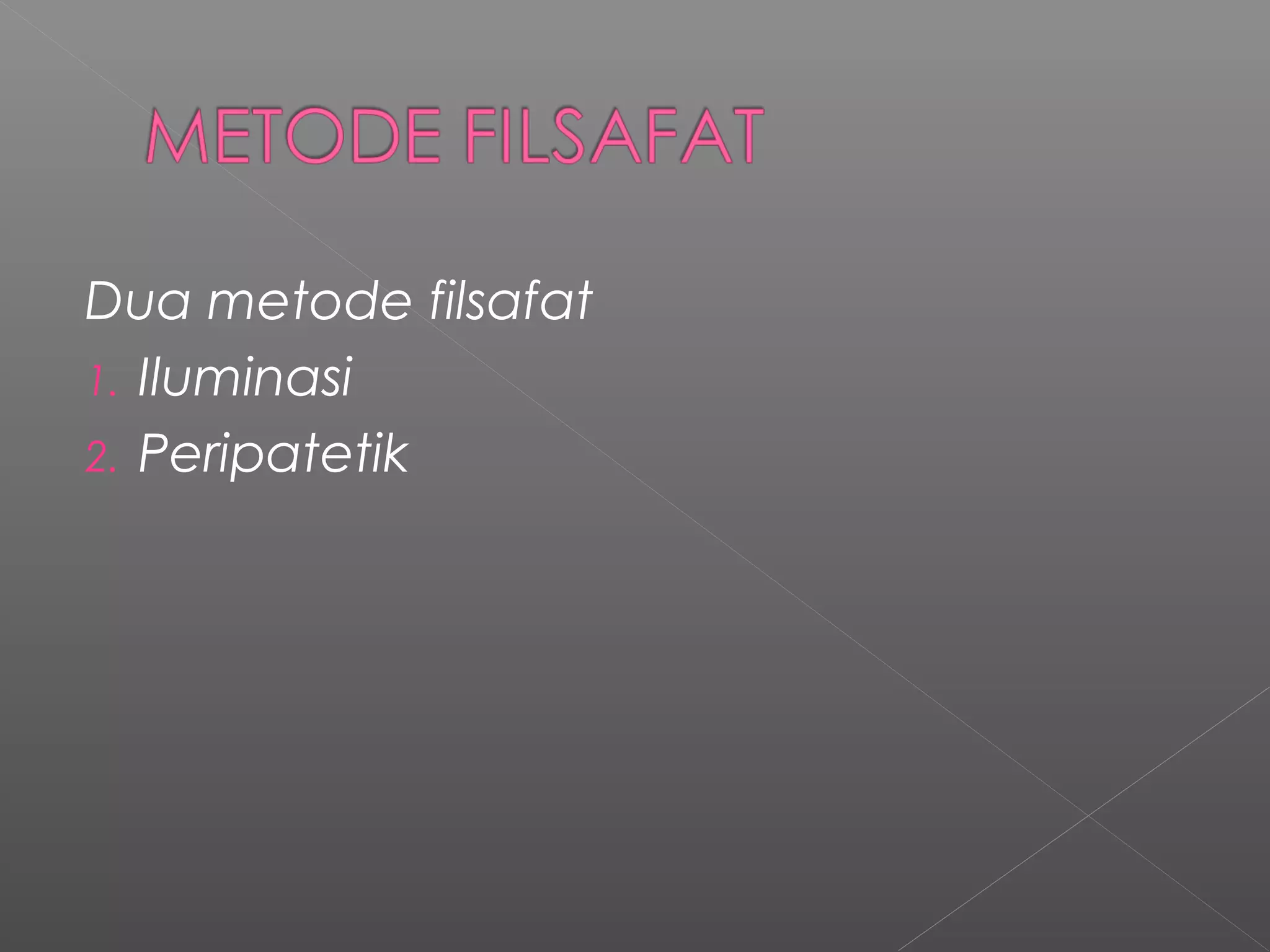 Pemahaman dasar filsafat ilmu | PPT