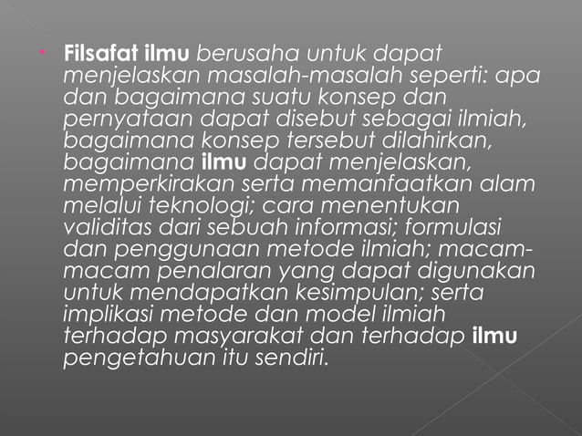 Pemahaman dasar filsafat ilmu | PPT