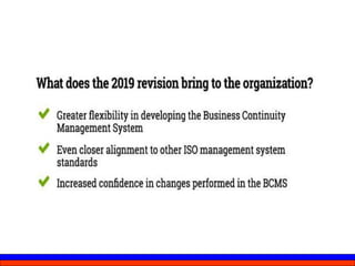 ISO 22301:2019 BCMS Awareness | PDF
