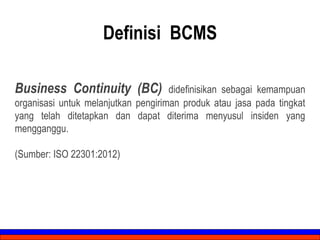 ISO 22301:2019 BCMS Awareness | PDF