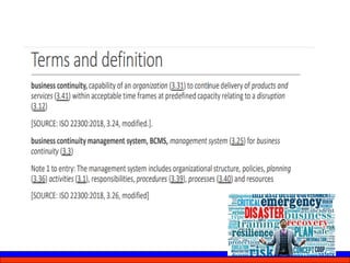 ISO 22301:2019 BCMS Awareness | PDF