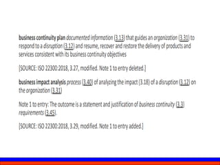 ISO 22301:2019 BCMS Awareness | PDF
