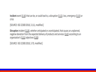 ISO 22301:2019 BCMS Awareness | PDF