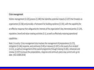 ISO 22301:2019 BCMS Awareness | PDF