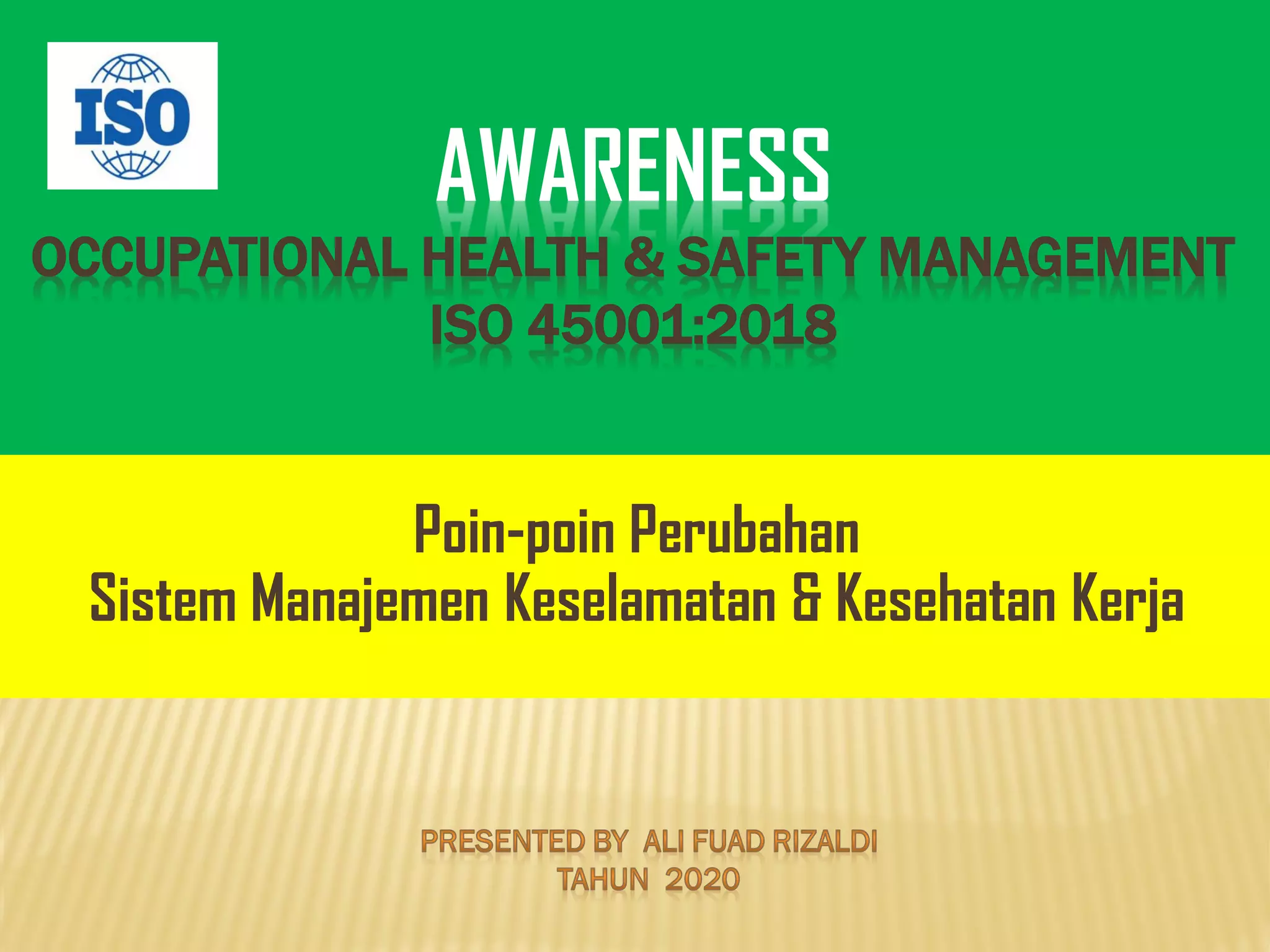 ISO 45001:2018 Awareness & Upgrading | PDF