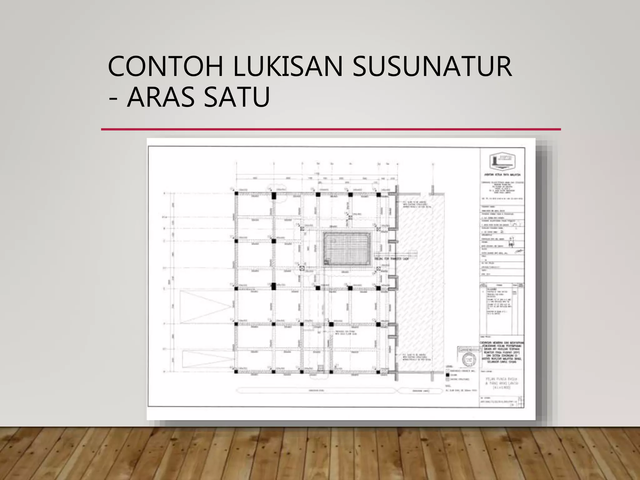 PEMAHAMAN LUKISAN ARKITEK, PELAN SUSUNATUR, DAN SKALA | PPTX