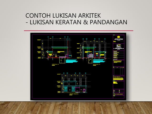 PEMAHAMAN LUKISAN ARKITEK, PELAN SUSUNATUR, DAN SKALA | PPTX