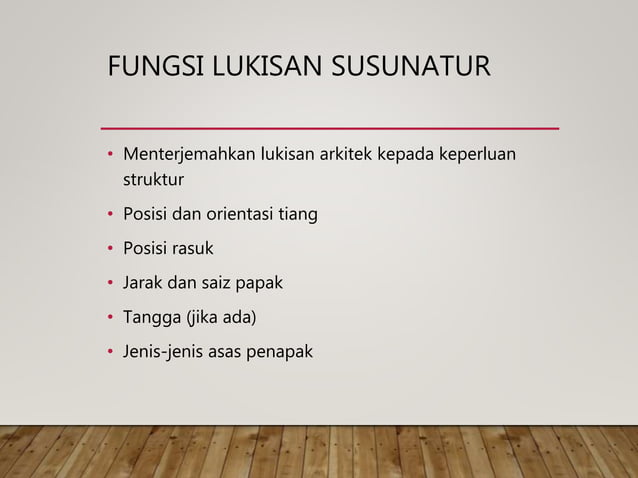 PEMAHAMAN LUKISAN ARKITEK, PELAN SUSUNATUR, DAN SKALA | PPTX