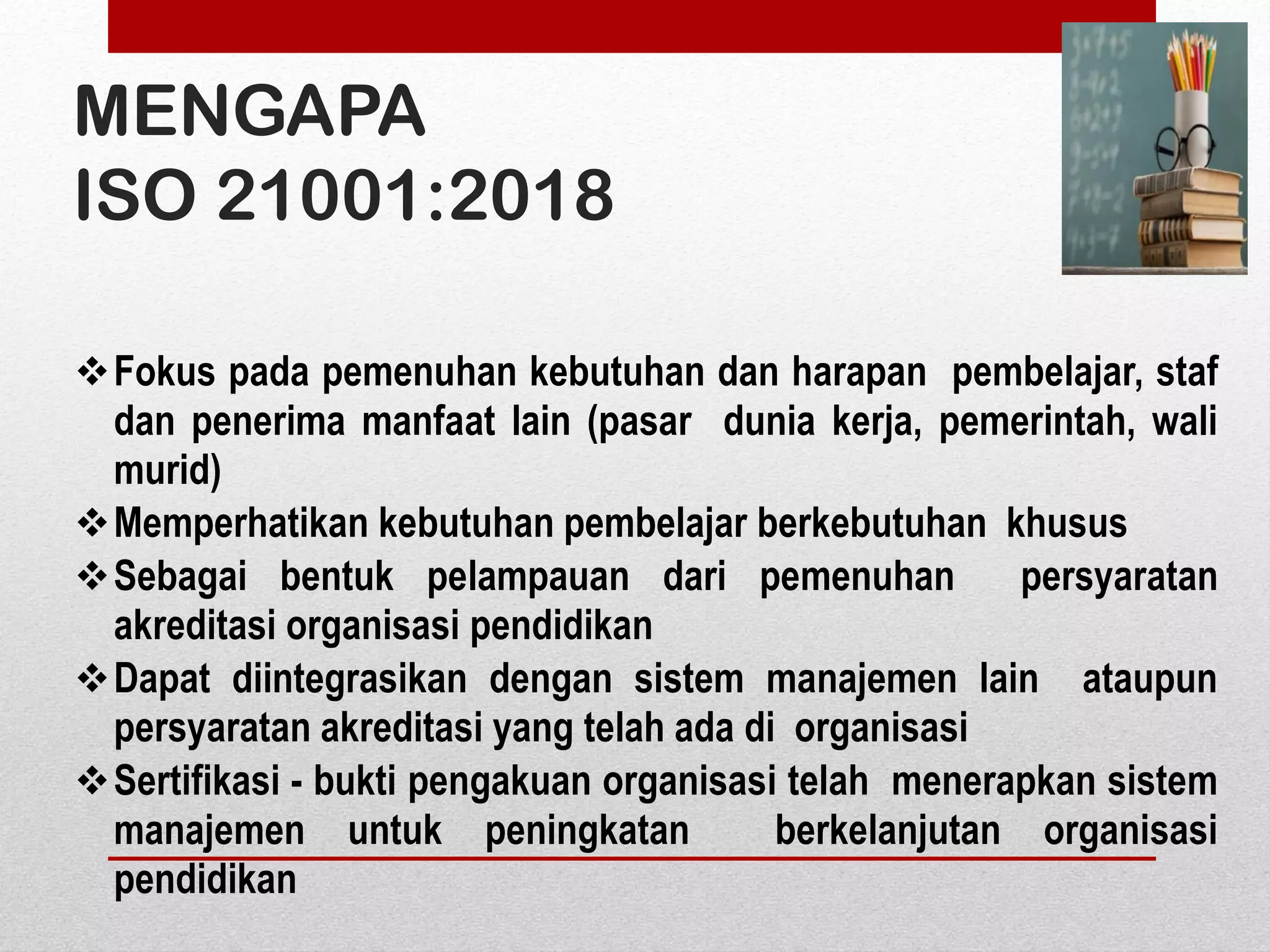 ISO 21001:2018 Educational Organization Management System | PDF