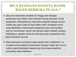 Pemakanan khusus di bulan puasa | PPT
