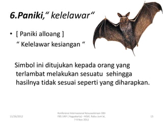 Pemaknaan simbol simbol dalam bahasa mandar | PPTX