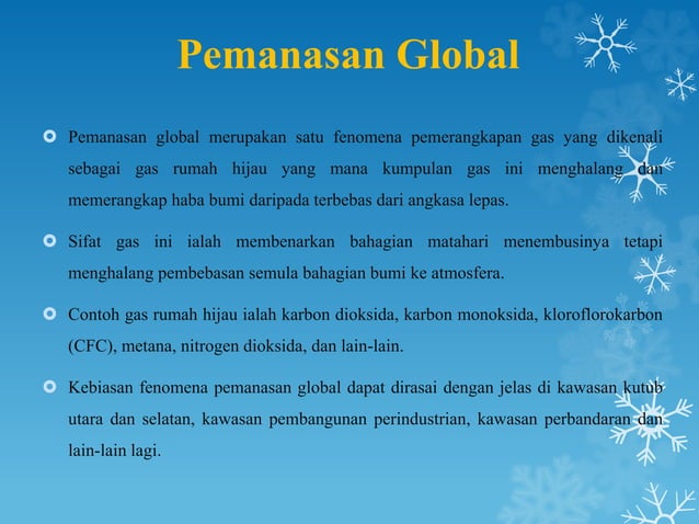 Pemanasan global dan peningkatan aras air laut | PPT