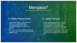 Pemanenan dan distribusi ikan | PPTX