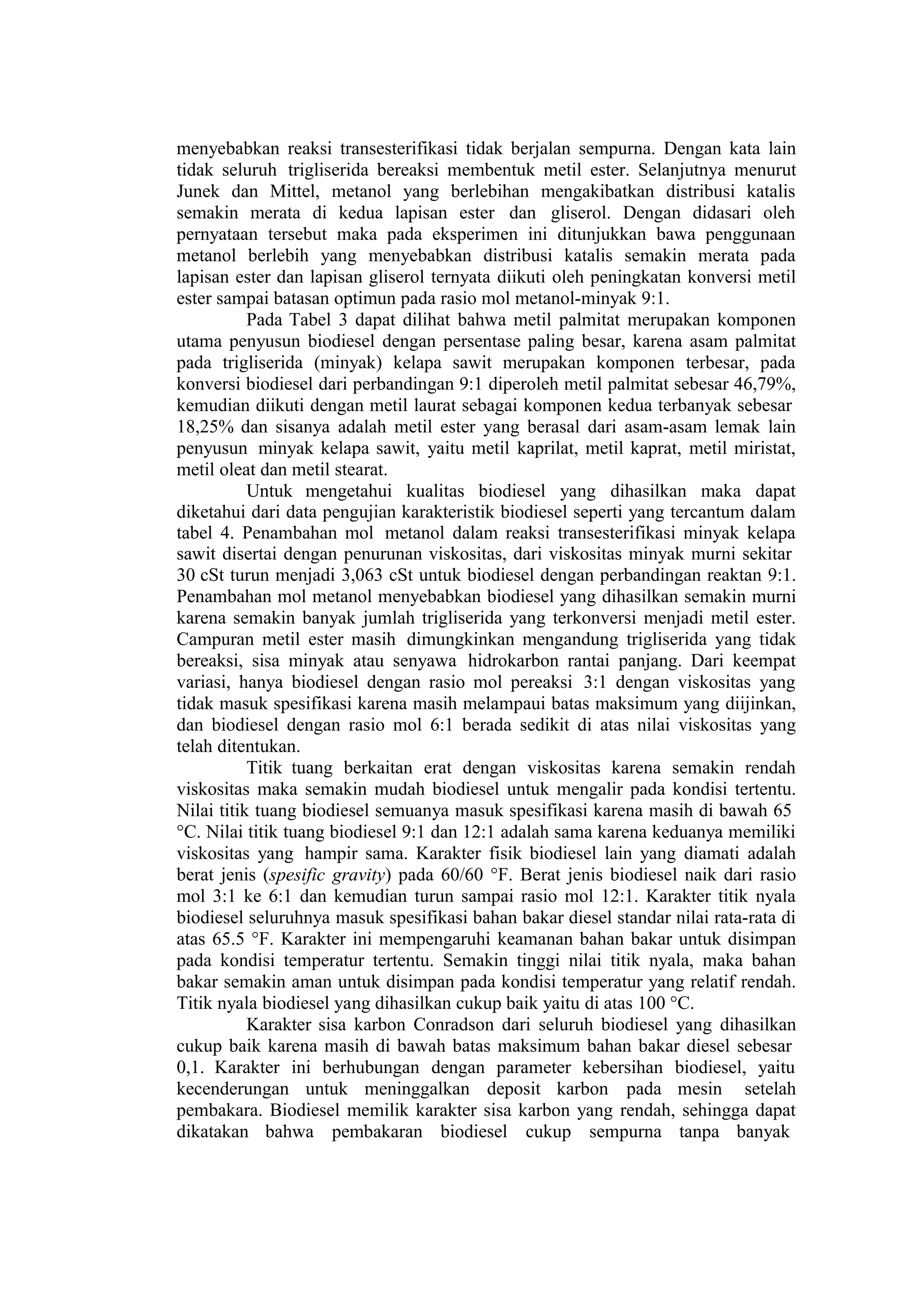 Pemanfaatan abu tandan kosong kelapa sawit sebagai katalis basa pada ...