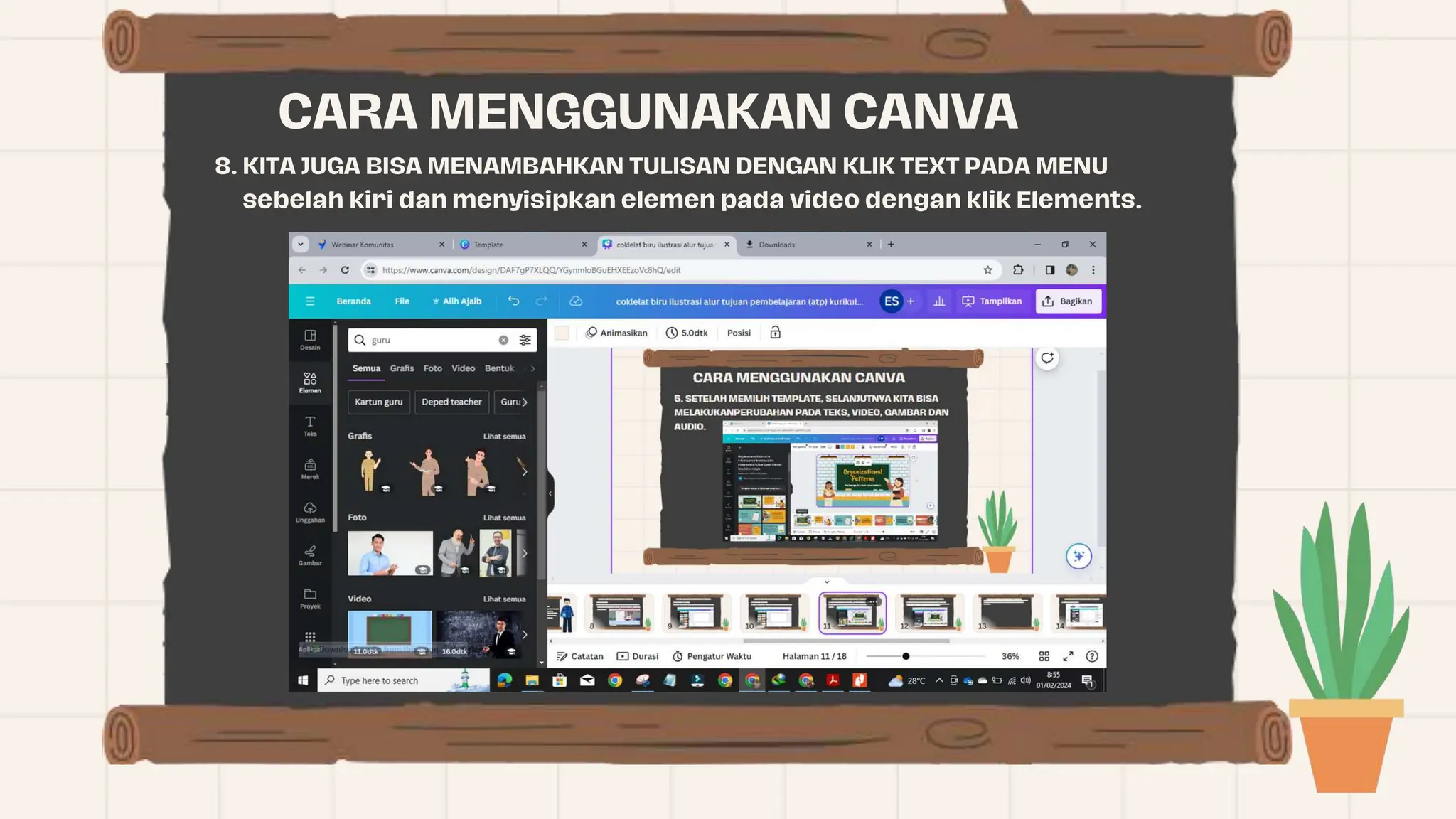 PEMANFAATAN CANVA DALAM PEMBUATAN AKSI NYATA DI PMM | PPTX