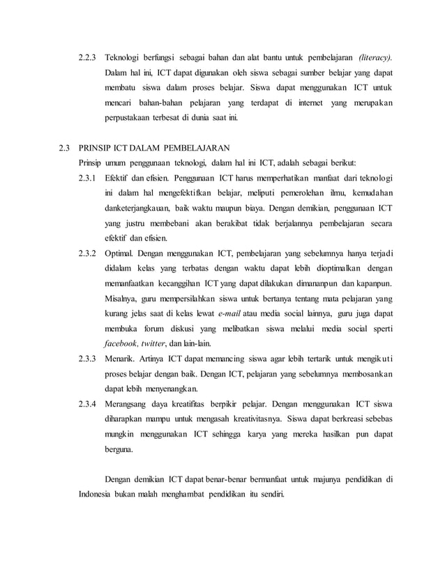 Pemanfaatan ict sebagai_sumber_belajar_dalam_pembelajaran | DOCX