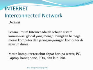 Pemanfaatan Internet | PPTX