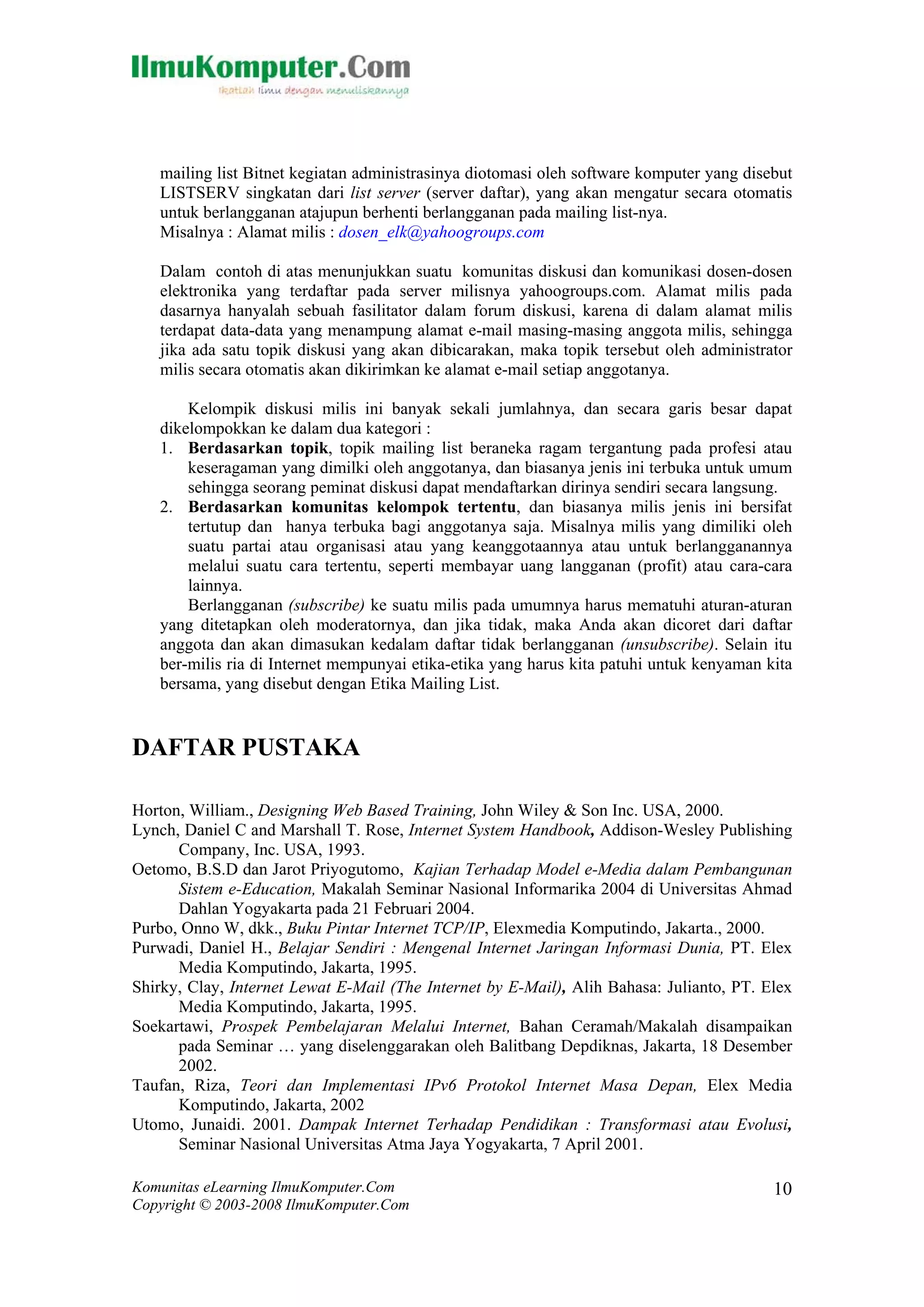 Pemanfaatan internet sebagai_sumber_pembelajaran | PDF