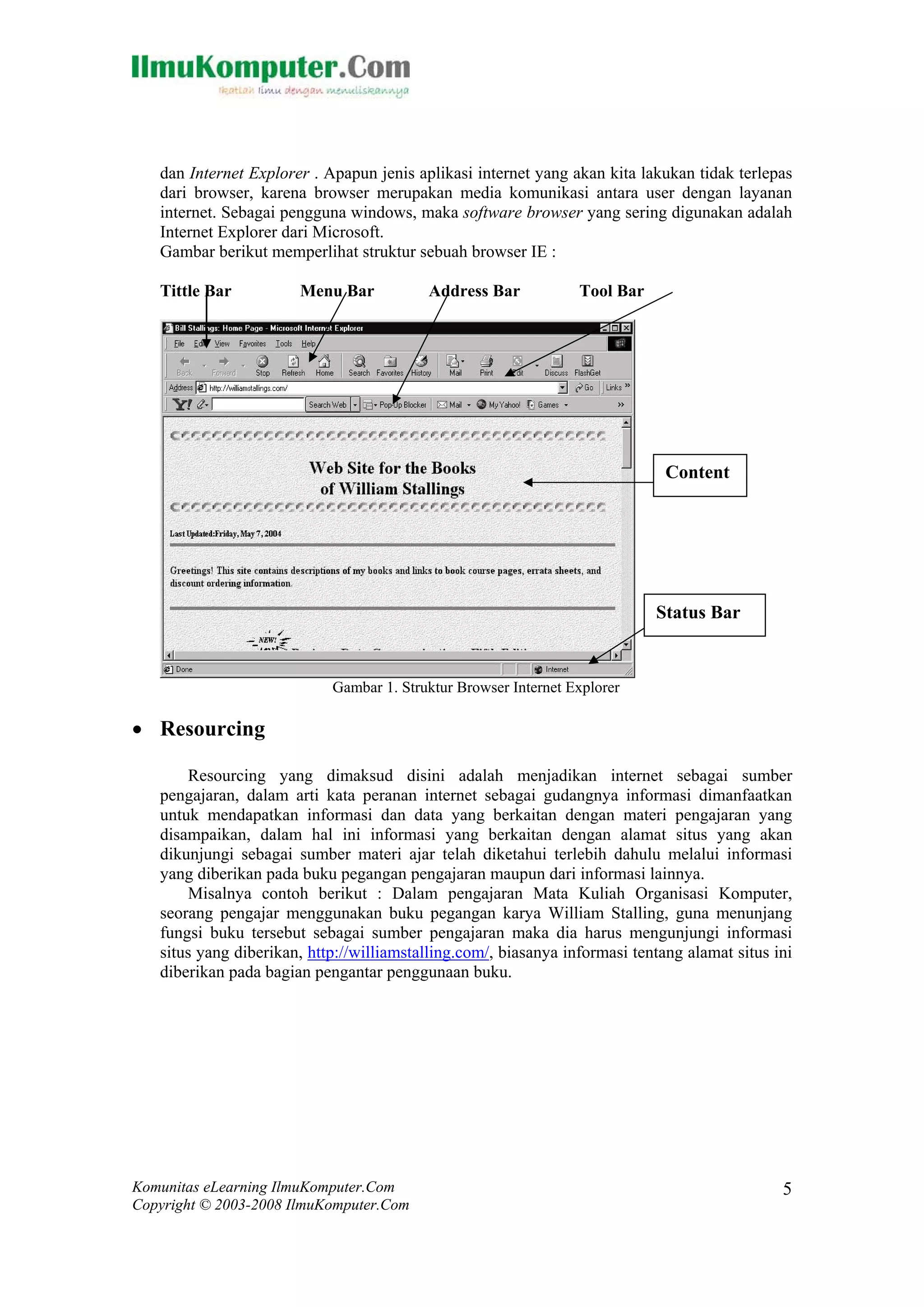 Pemanfaatan internet sebagai_sumber_pembelajaran | PDF