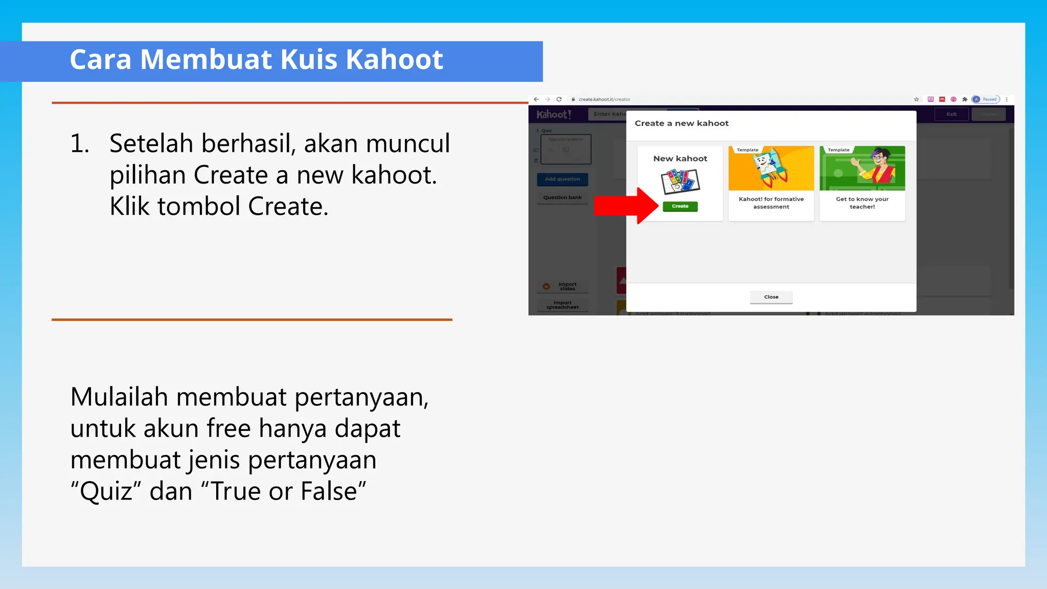 Pemanfaatan kahoot dalam pembelajaran.ppt