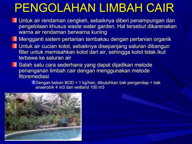 Pemanfaatan Limbah Padat Industri Rokok | PPT