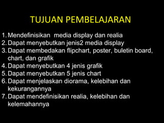 Pemanfaatan media display & realia | PPT
