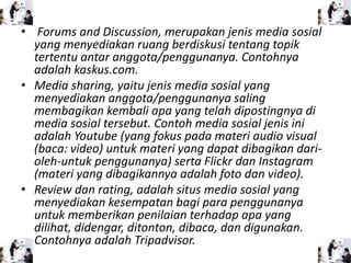 Pemanfaatan media sosial sebagai sarana pembelajaran | PPT