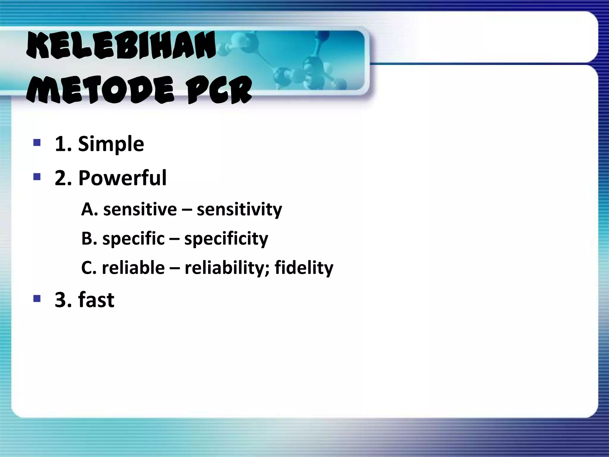 Pemanfaatan pcr dalam diagnosis | PPTX