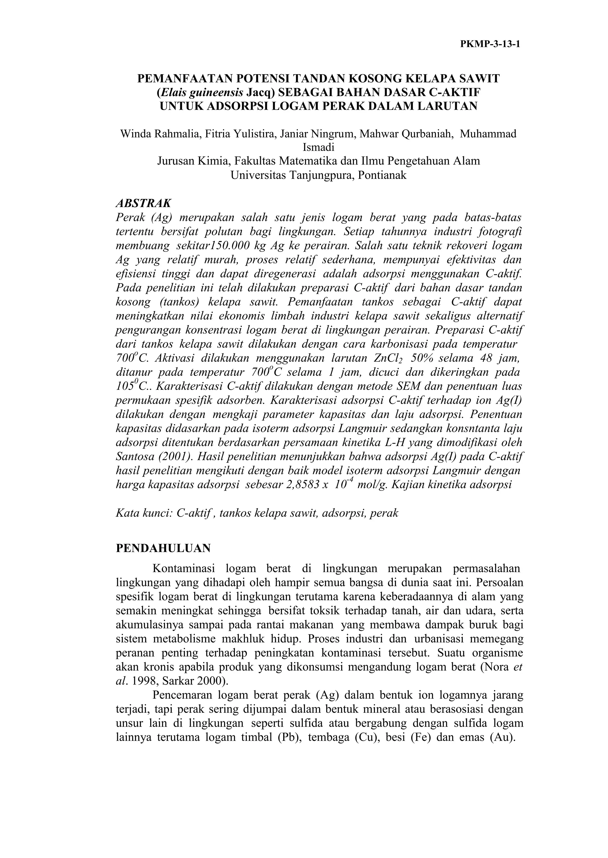 Pemanfaatan potensi tandan kosong kelapa sawit | DOC