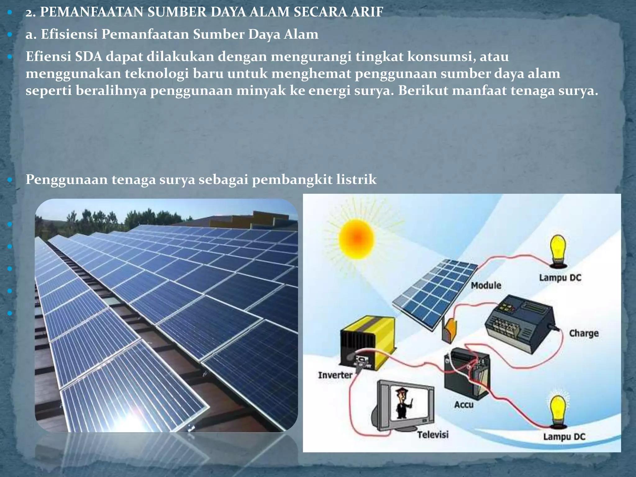 Pemanfaatan sumber dayaalam | PPTX