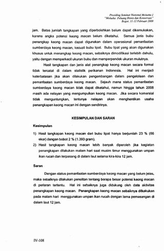 Pemanfaatan sumberdaya keong macan menggunakan unit penangkapan bubu | PDF