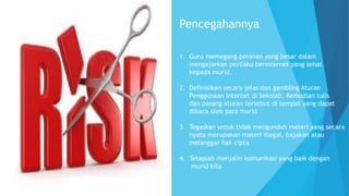 Pemanfaatan Teknologi Internet Untuk Perkembangan Anak | PPTX
