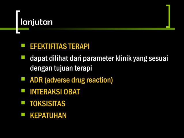 Pemantauan terapi | PPT