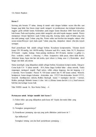 Pemantauan dengan skala stroke | DOCX