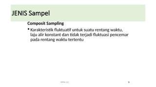 Pemantauan limbah cair adalah proses pengukuran dan evaluasi kualitas ...