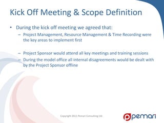 Pemari - How agile principals can be used to implement CA Clarity PPM ...