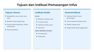 Tindakan. Pemasangan Infus pada pasien | PDF