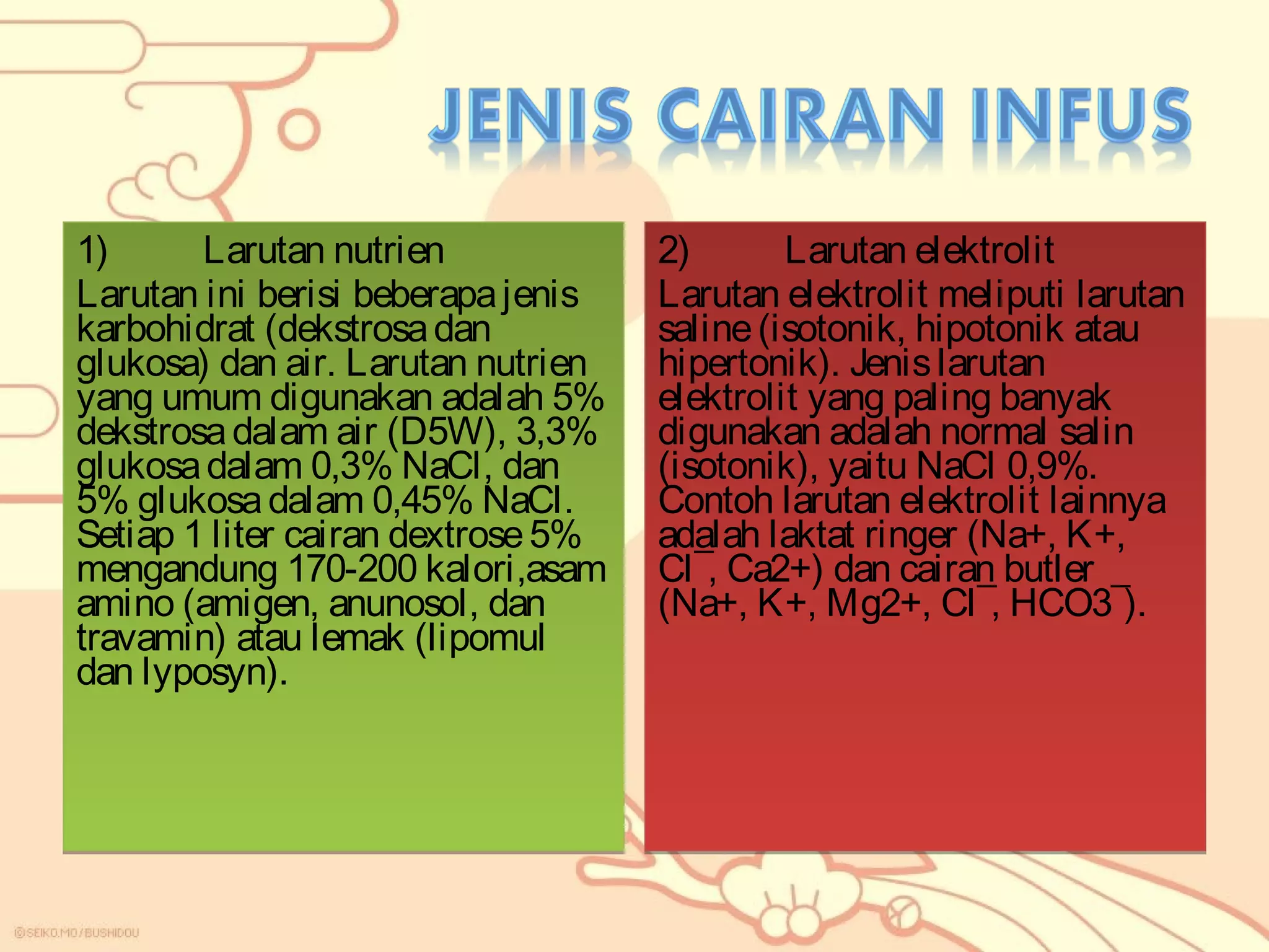 Pemasangan infus | PPT