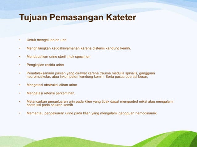 Pemasangan kateter | PPTX