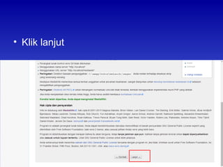 Pemasangan mediawiki cms | PPT