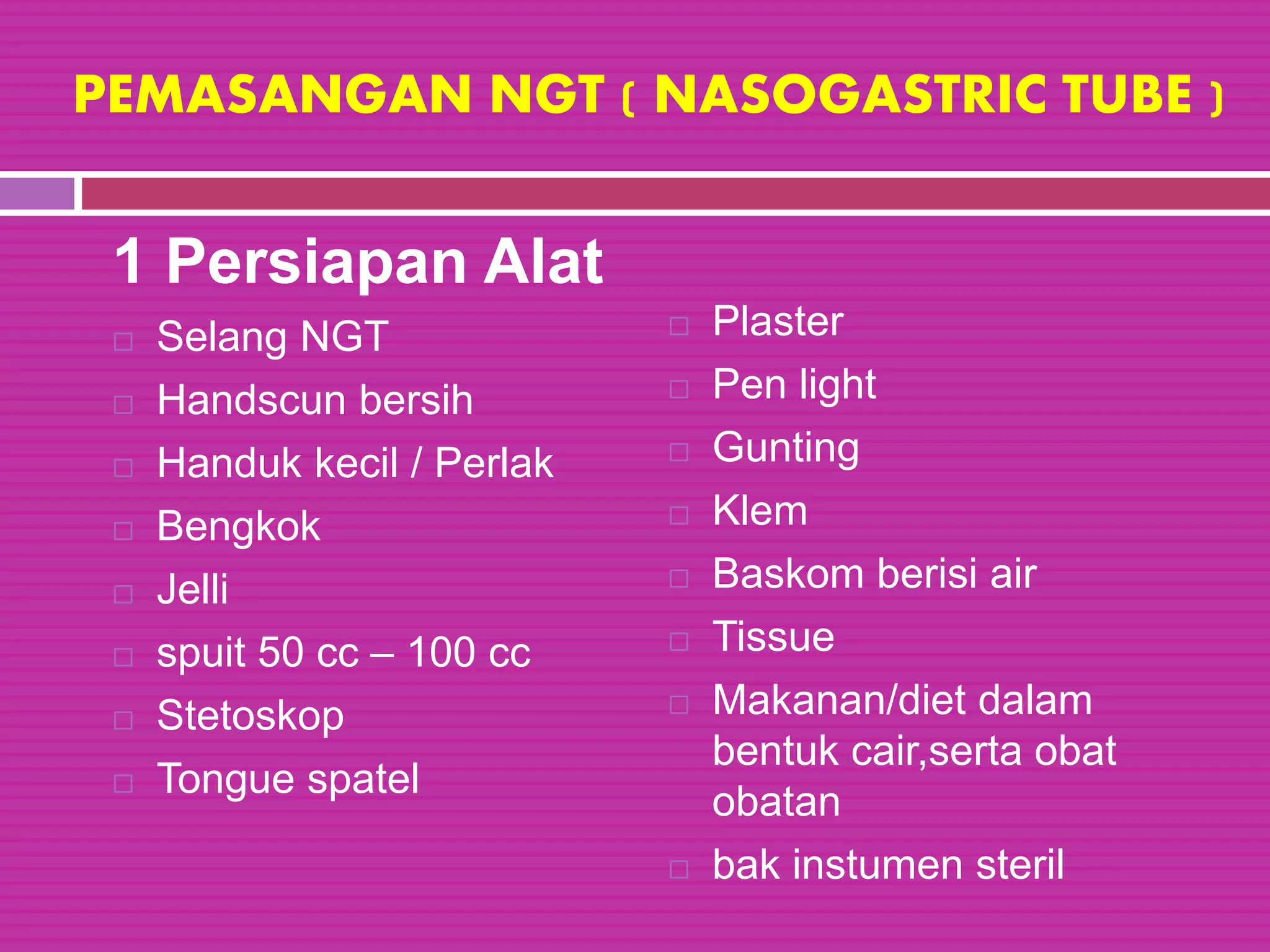 Pemasangan ngt | PPTX